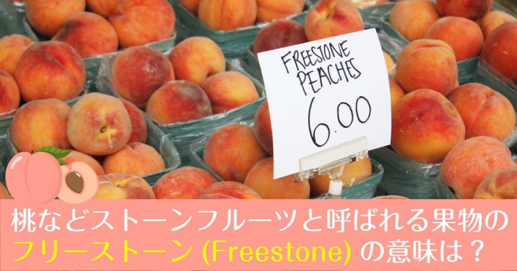 桃などストーンフルーツと呼ばれる果物のフリーストーン(Freestone)の意味は？ | 野菜ソムリエ Hiro のベジフルポケット